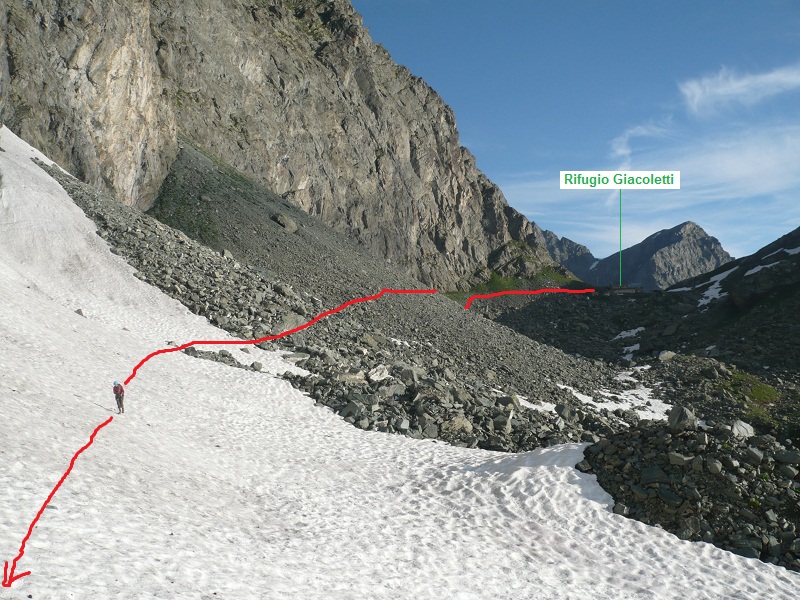 Punta Roma 3070 m - Via Perotti