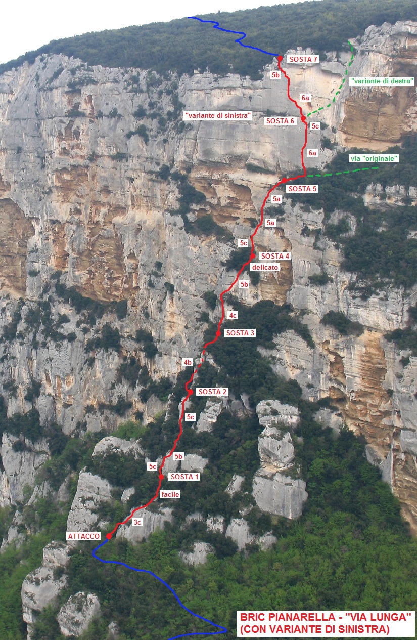 Bric Pianarella - Via Lunga