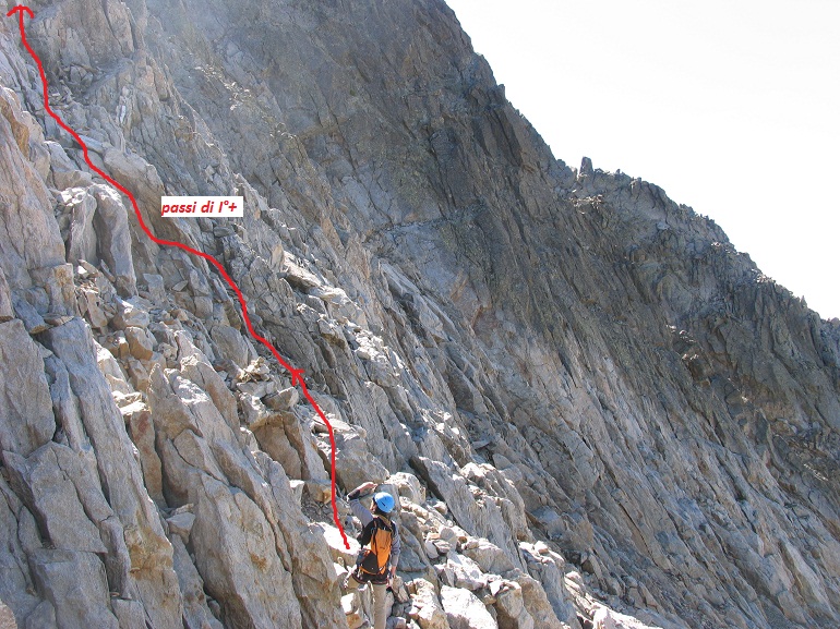 Cima di Brocan 3054 m - Via normale